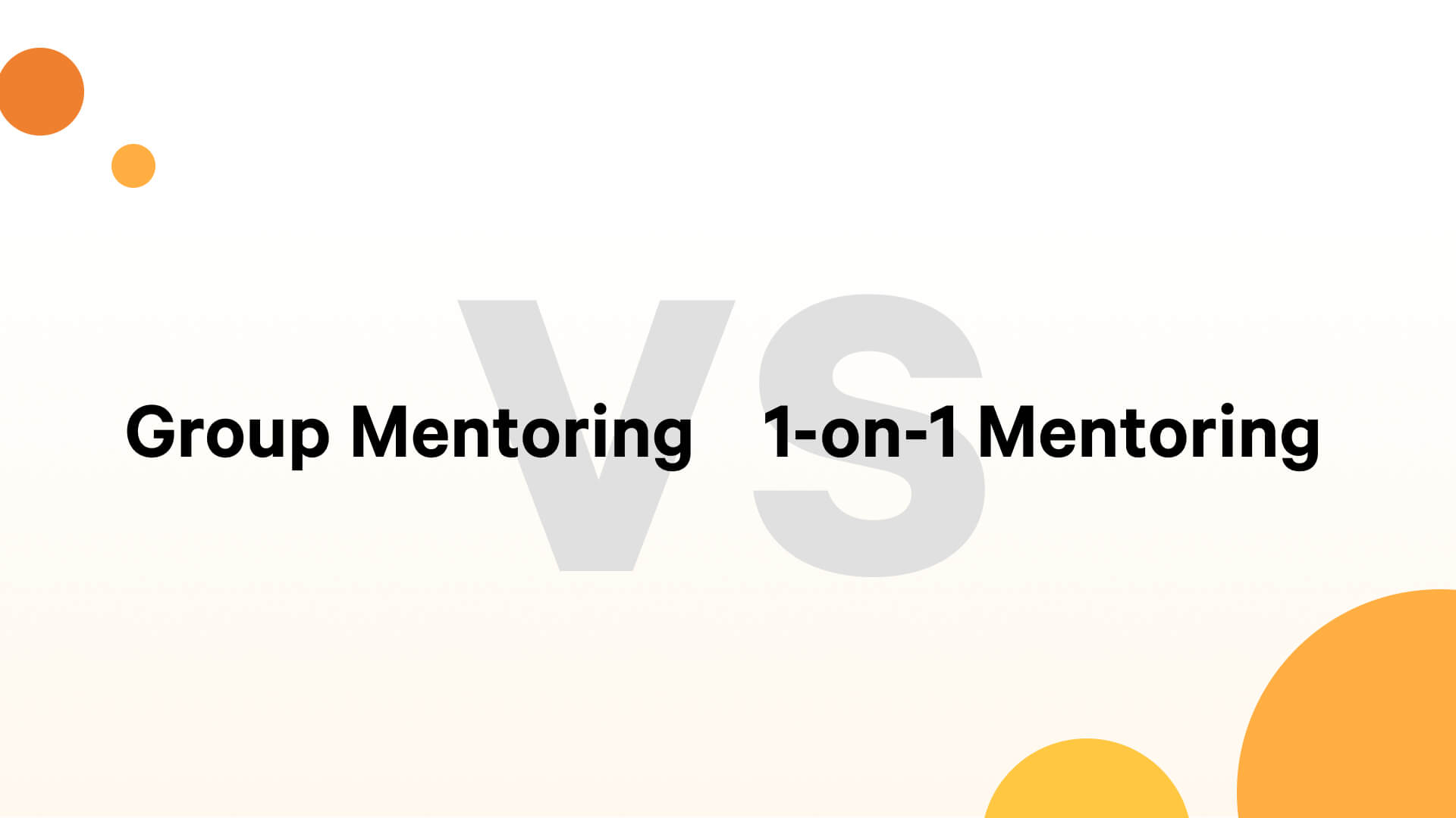 Mentoring Groups vs 1-on-1: Which is Better? | Together Mentoring Software
